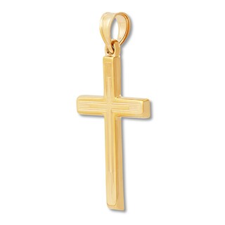 Cross Charm 14K Yellow Gold | Jared