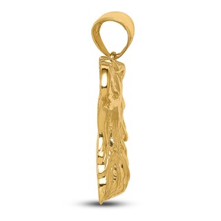 Gold Eagle Head Charm 14K Yellow Gold | Jared