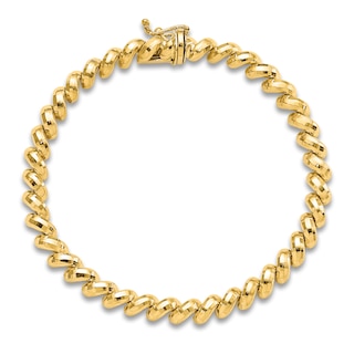 San Marco Chain Bracelet 14K Yellow Gold 7" | Jared