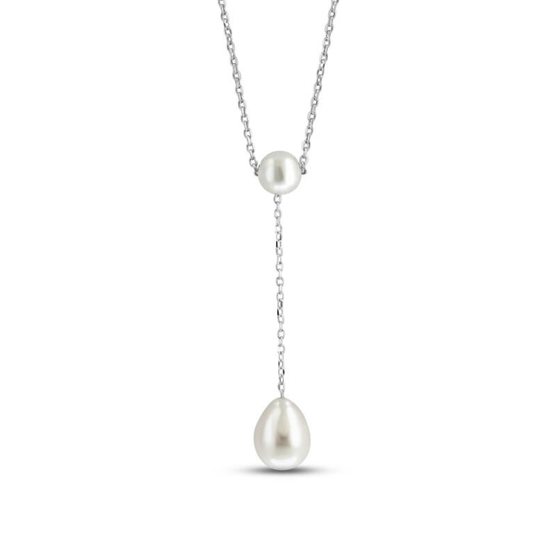 Lali Jewels Cultured Freshwater Pearl Necklace Sterling Silver 14k