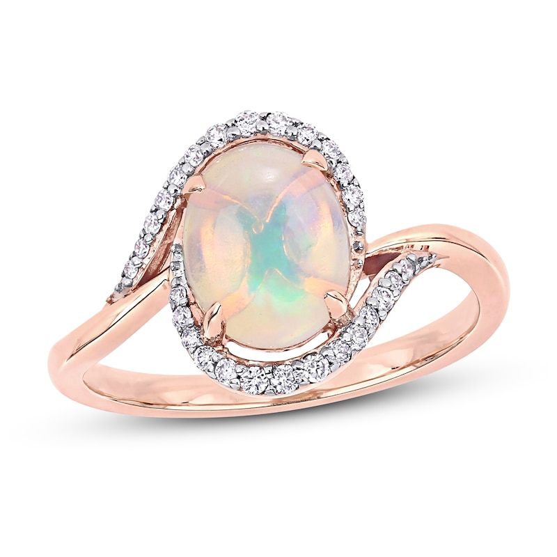 Opal Ring Rose Gold