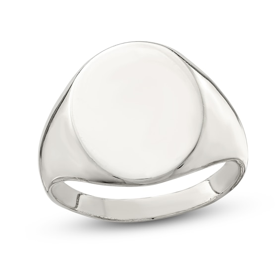 Closed Back Signet Ring Sterling Silver | Jared