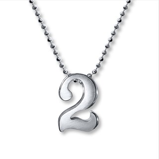 Alex Woo Necklace Number 2 Sterling Silver | Jared