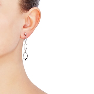 Oval Link Earrings Sterling Silver | Jared
