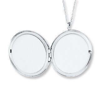 Round Floral Locket Sterling Silver | Jared