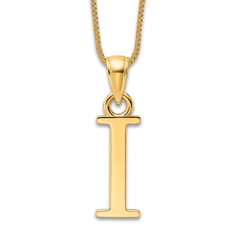 Initial I Necklace 14K Yellow Gold 18" | Jared