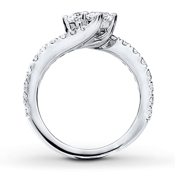 Ever Us Two-Stone Ring 1-1/2 ct tw Diamonds 14K White Gold ...