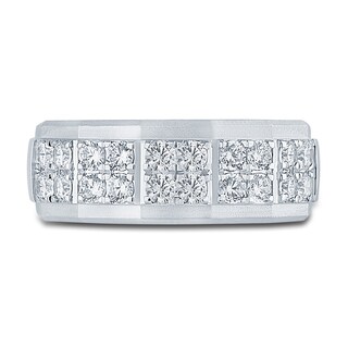 Men's Diamond Ring 1 ct tw Round 14K White Gold | Jared