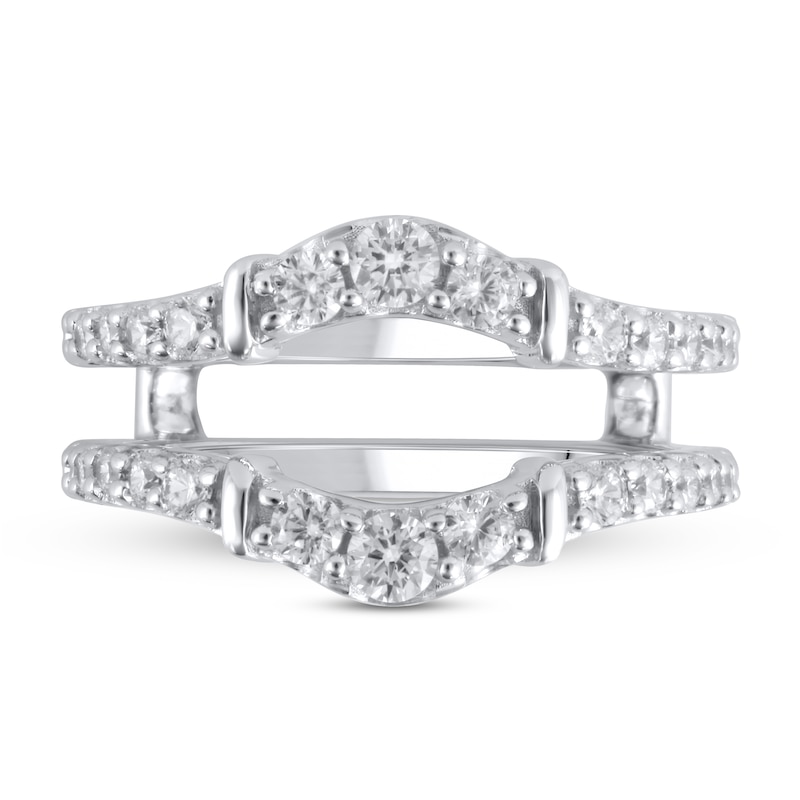 Diamond Enhancer Ring 1 ct tw Round 18K White Gold | Jared