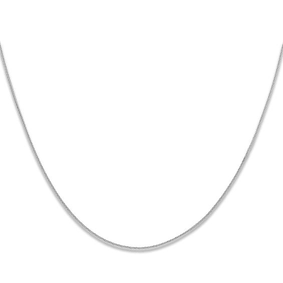 High-Polish Wheat Chain Necklace Platinum 18" 1.0mm | Jared