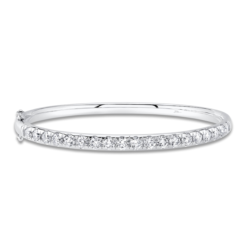 Shy Creation Diamond Bangle Bracelet 3 ct tw 14K White Gold SC22006115ZS | Jared