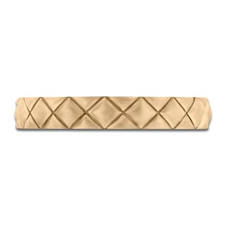 Kite-Patterned Wedding Band 14K Yellow Gold 3.5mm | Jared