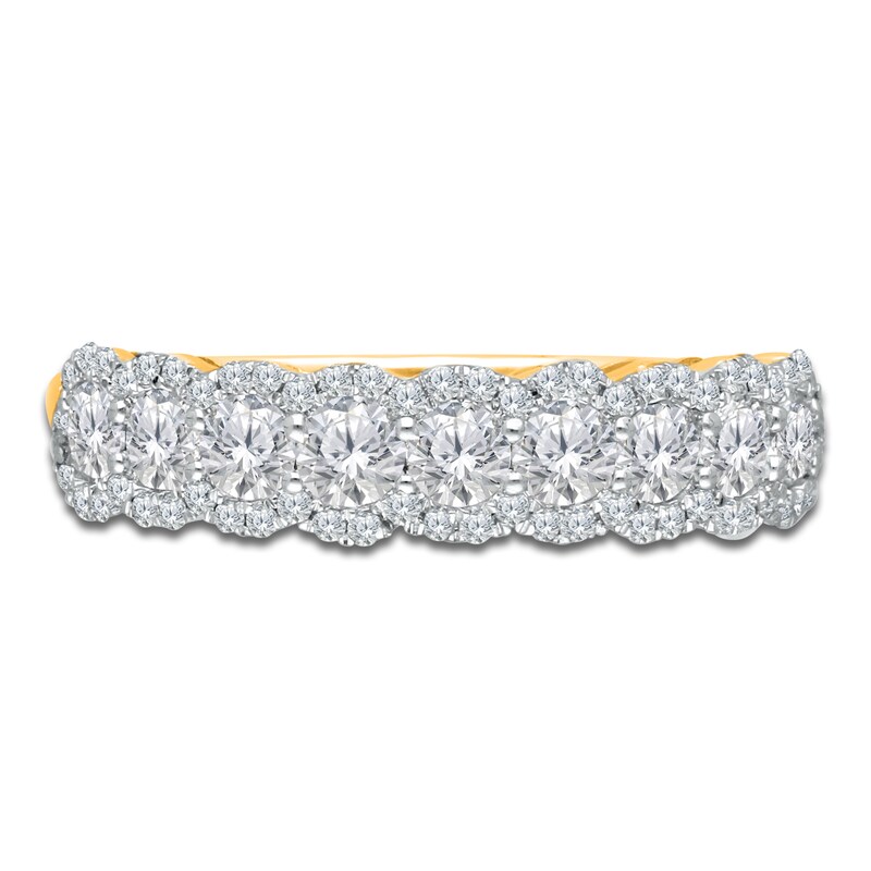 Kallati Diamond Scalloped Ring 7/8 ct tw Round 14K Yellow Gold | Jared