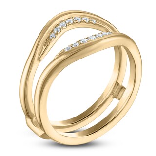 Certified Diamond Enhancer Ring 1/8 ct tw 14K Yellow Gold | Jared