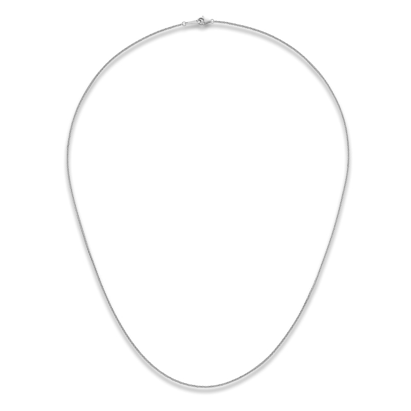 High-Polish Wheat Chain Necklace Platinum 16" 1.0mm | Jared