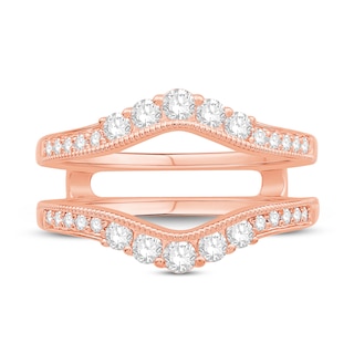 Diamond Anniversary Enhancer Band 5/8 ct tw Round 14K Rose Gold | Jared