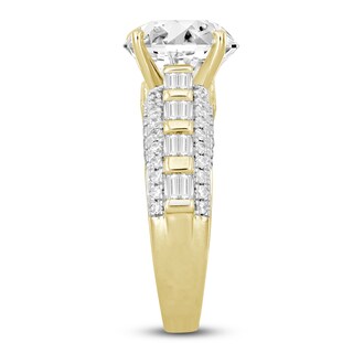 Diamond Engagement Ring 4 ct tw Round 18K Yellow Gold | Jared