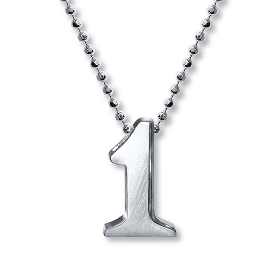 Alex Woo Necklace Number 1 Sterling Silver | Jared