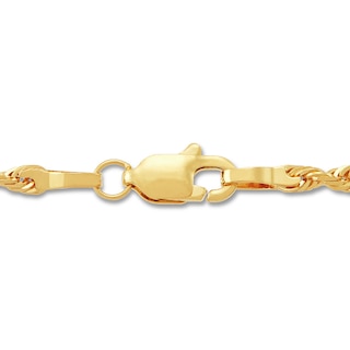 Solid Glitter Rope Chain Necklace 14K Yellow Gold 22" 2.5mm | Jared