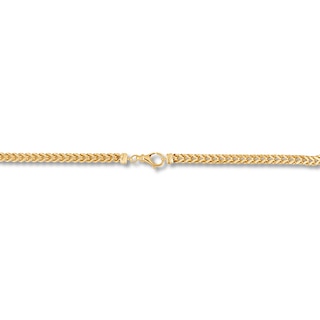 Semi-Solid Square Franco Chain 10K Yellow Gold 24" Approx. 3.9mm | Jared