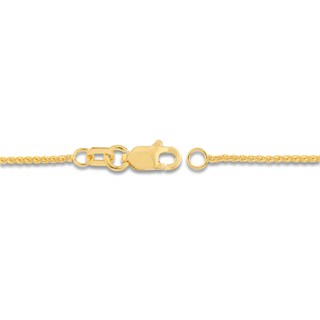 Solid Round Wheat Chain Necklace 18K Yellow Gold 18" 1.05mm | Jared