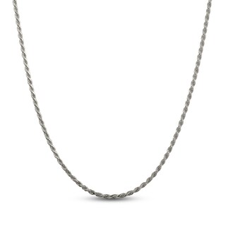 Solid Rope Chain Necklace Sterling Silver 22" 2.25mm | Jared
