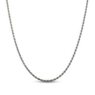 Solid Rope Chain Necklace Sterling Silver 24" 2.25mm | Jared
