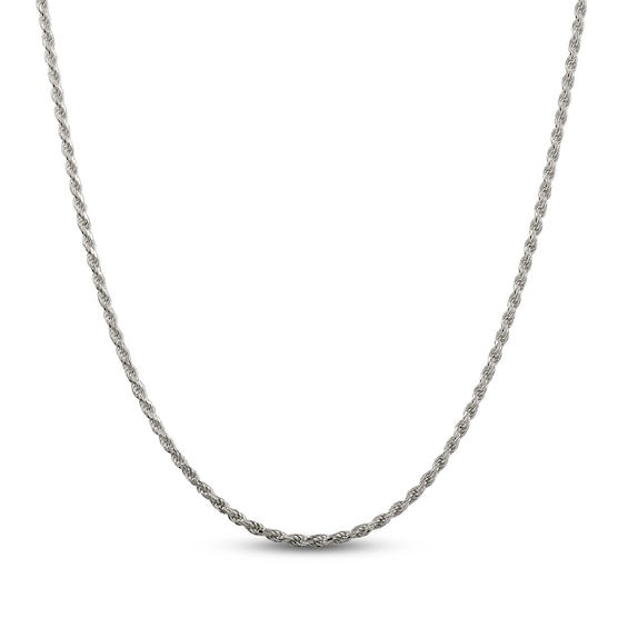 Solid Rope Chain Necklace Sterling Silver 30" 2.25mm | Jared