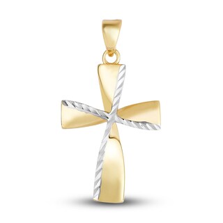 Cross Charm 14K Yellow Gold | Jared