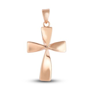 Cross Charm 14K Rose Gold | Jared