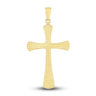 Cross Charm 14K Yellow Gold | Jared