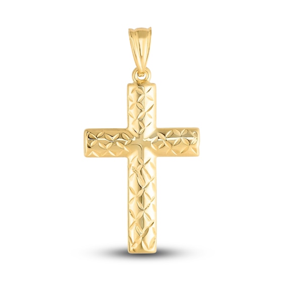 Cross Charm 14K Yellow Gold | Jared