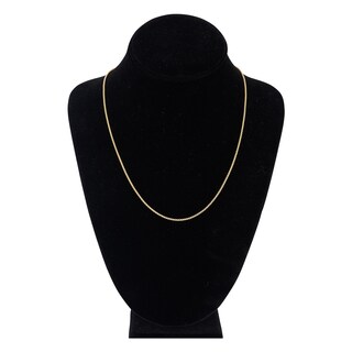 Hollow Round Box Chain Necklace 14K Yellow Gold 20" 1.8mm | Jared