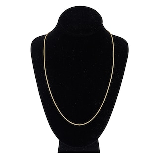 Hollow Round Box Chain Necklace 14K Yellow Gold 24" 1.8mm | Jared