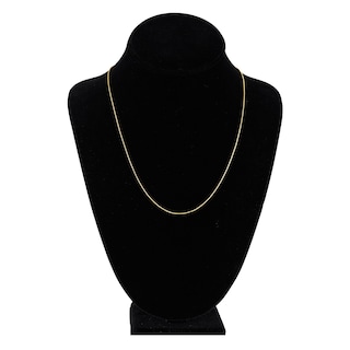 Hollow Snake Chain Necklace 14K Yellow Gold 20" 1mm | Jared