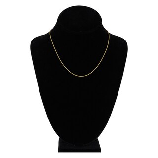 Square Solid Wheat Chain Necklace 14K Yellow Gold 18" 0.85mm | Jared