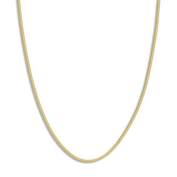 Hollow Snake Chain Necklace 14K Yellow Gold 16" 1.9mm | Jared
