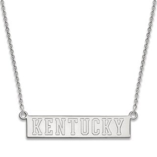University of Kentucky Small Pendant Necklace Sterling Silver 18" | Jared