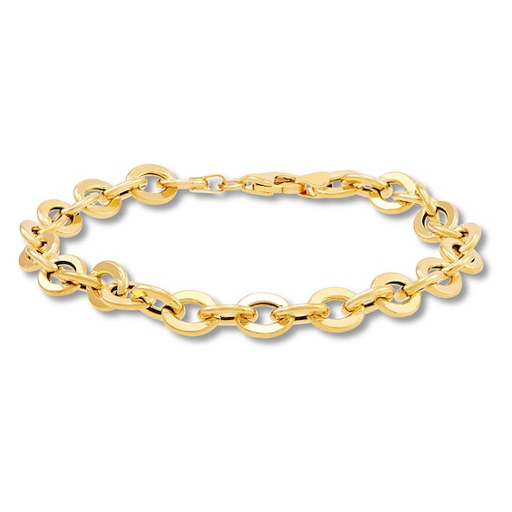 Forzatina Chain Bracelet 14K Yellow Gold 7.5" | Jared