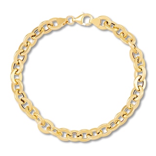 Forzatina Chain Bracelet 14K Yellow Gold 7.5" | -bracelets | Bracelets ...