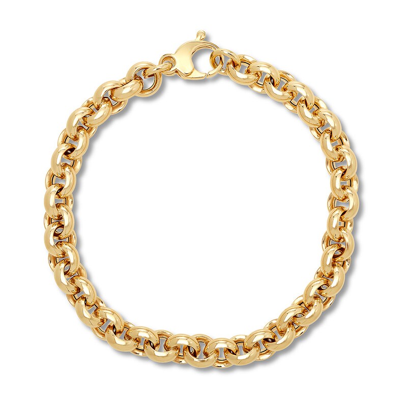 Rolo Chain Bracelet 14K Yellow Gold 8" | Jared