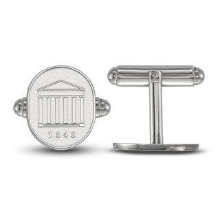 University of Mississippi Medium Cuff Links Sterling Silver | Jared