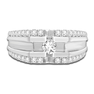Men's Diamond Ring 1 ct tw Round 14K White Gold | Jared