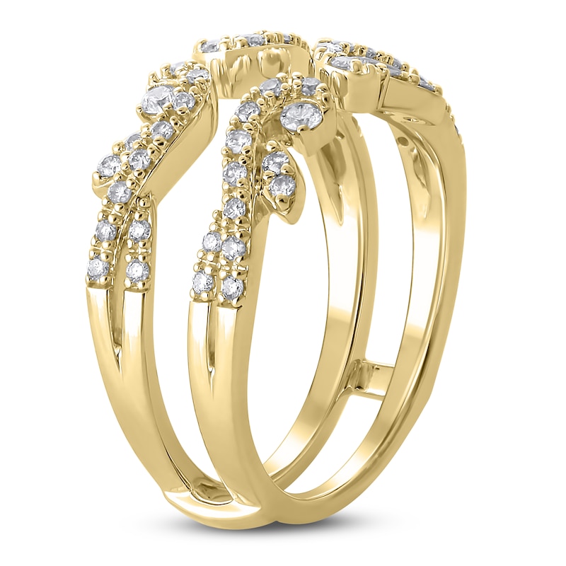 Certified Diamond Swirl Enhancer Ring 3/8 ct tw 14K Yellow Gold | Jared