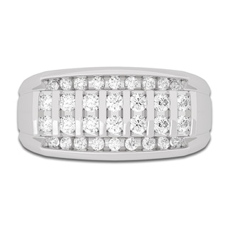 Men's Diamond Ring 1 ct tw Round 14K White Gold | Jared