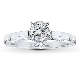 Previously Owned Neil Lane Ring Setting 1/20 ct tw Diamonds 14K White ...