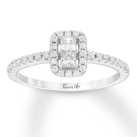 Previously Owned Ever Us Diamond Ring 3/8 ct tw 10K White Gold | Jared