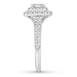 Previously Owned Neil Lane Engagement Ring 1 ct tw Diamonds 14K White ...