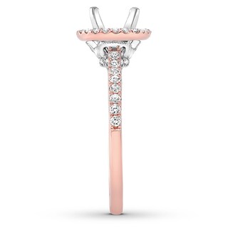 Previously Owned Natalie K Ring Setting 1/3 ct tw Diamonds 14K Two-Tone ...