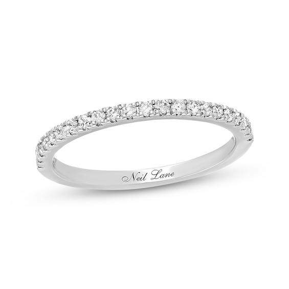 Previously Owned Neil Lane Wedding Band 1/4 carat tw Diamonds 14K White ...